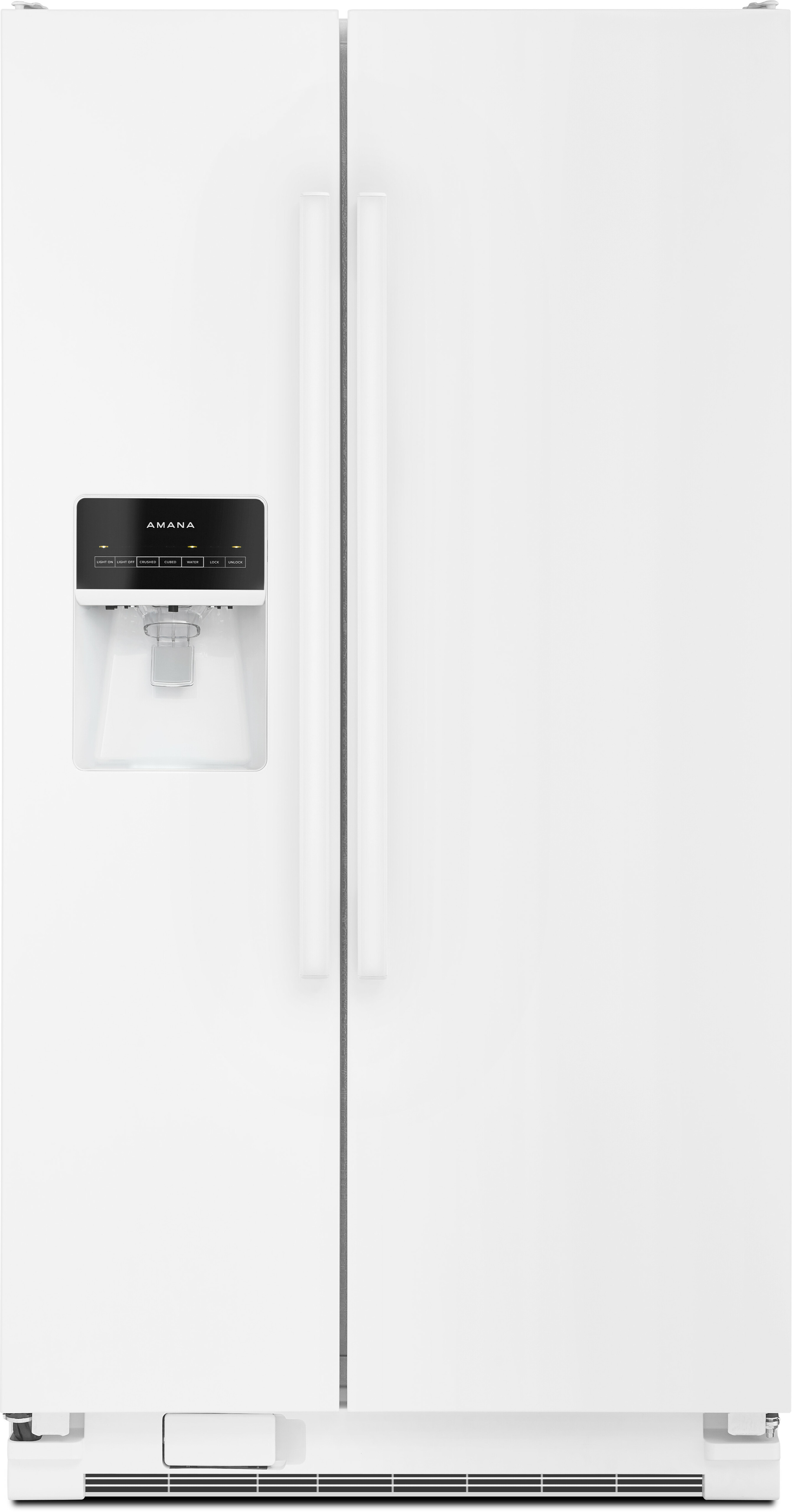 Amana 24.5 cu. ft. Side by Side Refrigerator in White | Refrigerators ...